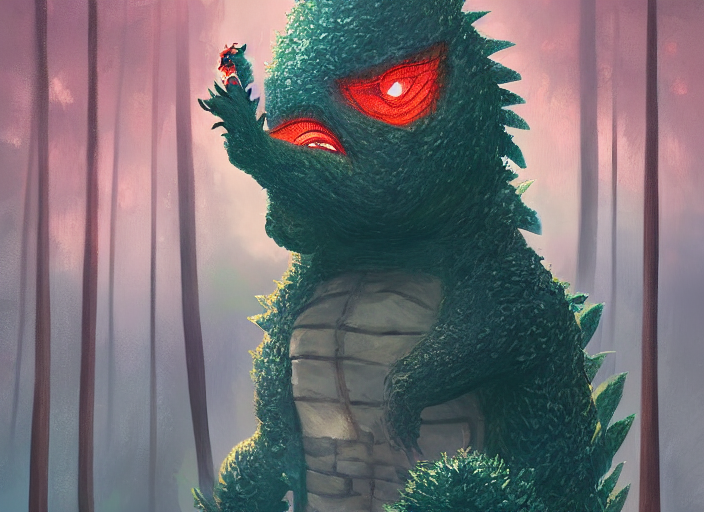 Cute Godzilla Fan Art