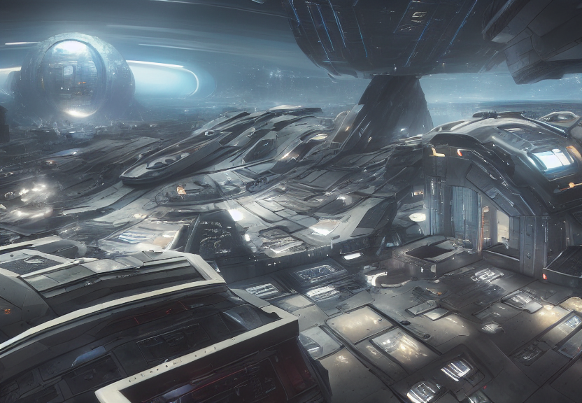 Elysium Space Station Concept Art