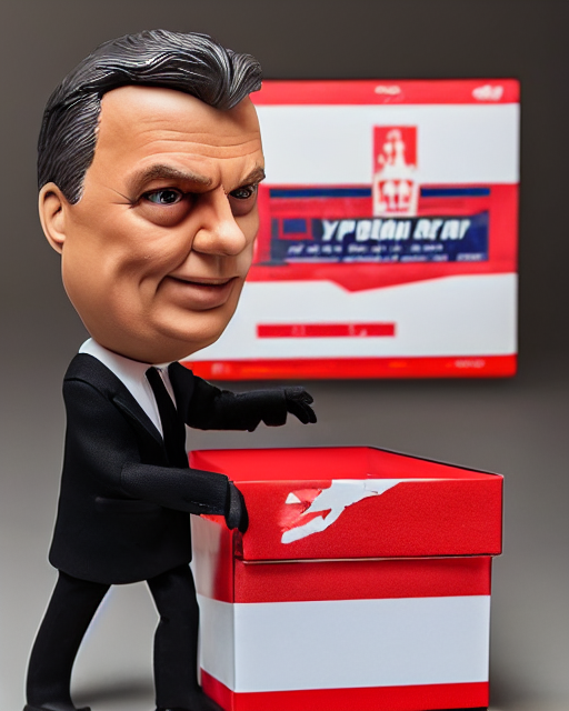 prompthunt: box of the toy of viktor orban as an action figure, hyper ...
