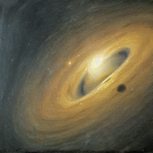 Andromeda Galaxy Painting