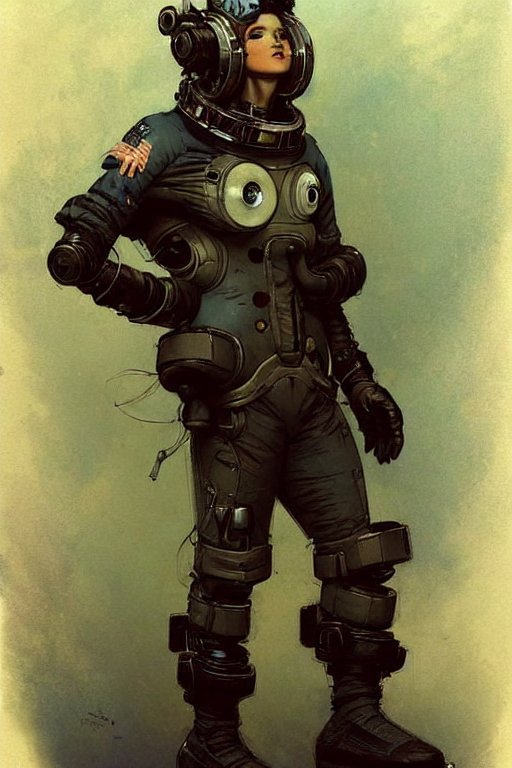 Space Suit Anime Boy