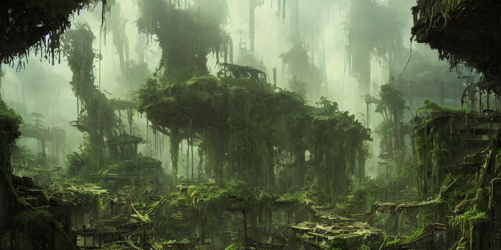 Overgrown City Ruins