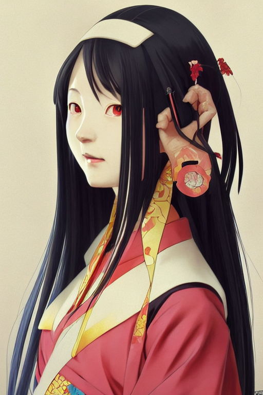 prompthunt: A portrait of Kaguya Otsutsuki ~Rinne-Sharingan~ By ...