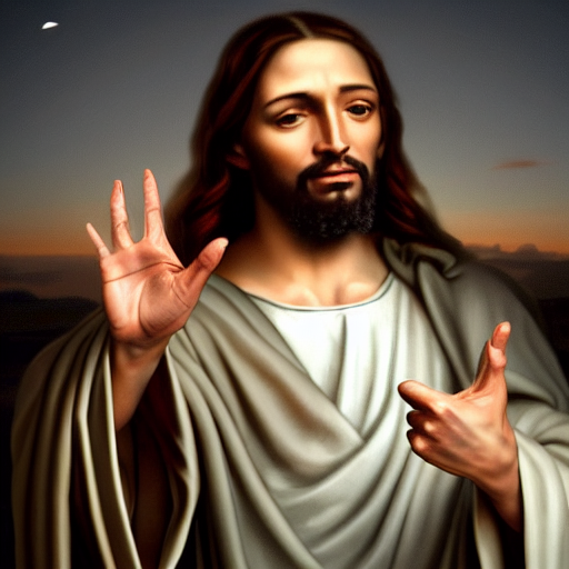 Middle Finger Jesus