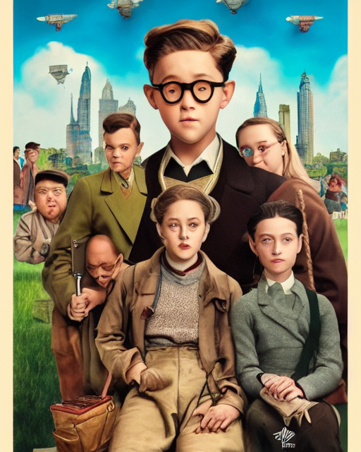 prompthunt: jojo rabbit kid, airbrush, drew struzan illustration art ...