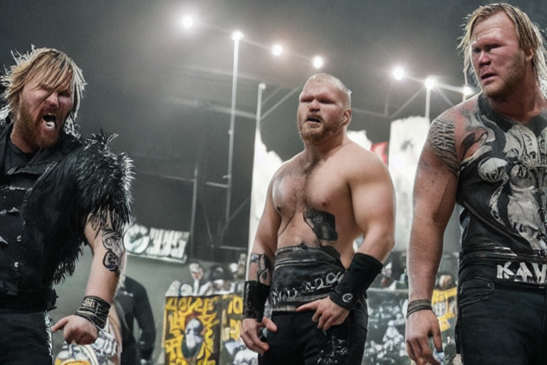 Jon Moxley Pink Hair