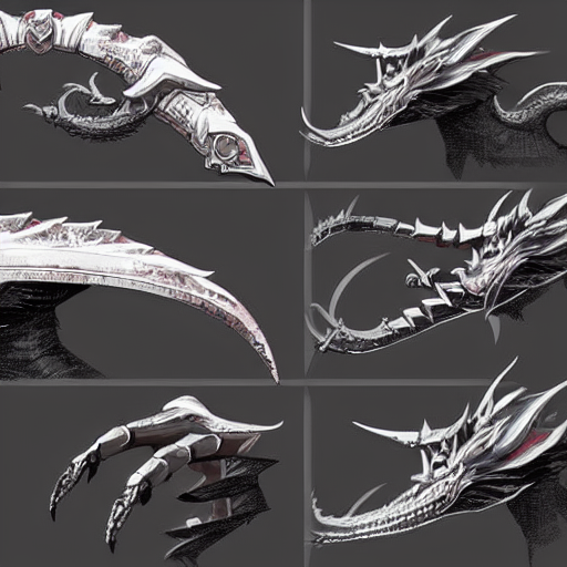 Skyrim Concept Art Weapons