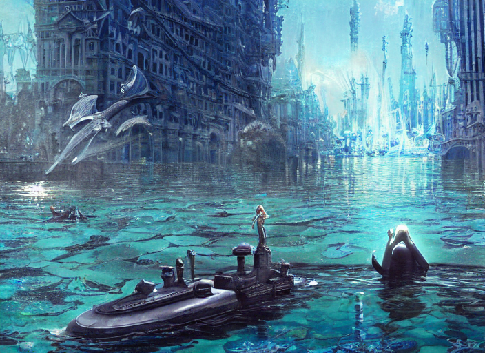 Anime Water Floor