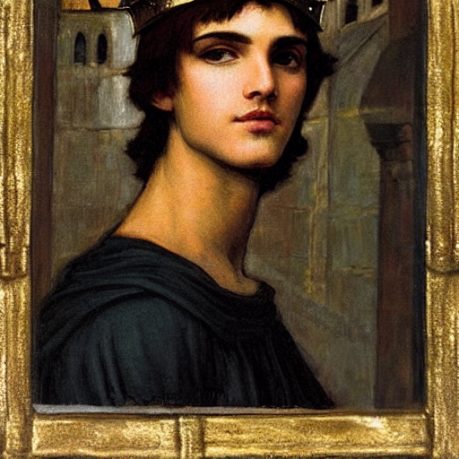 Medieval Prince Painting