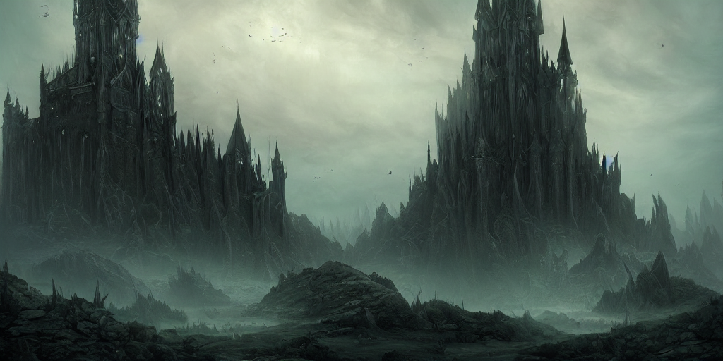 Dark Fantasy Landscape Art