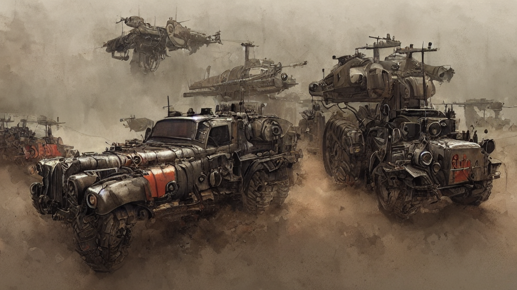 Dieselpunk Cars
