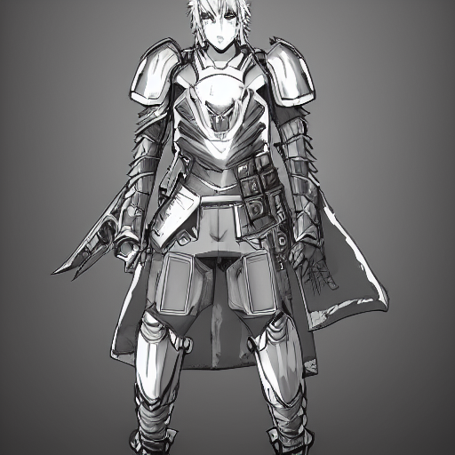 Anime Male Armor