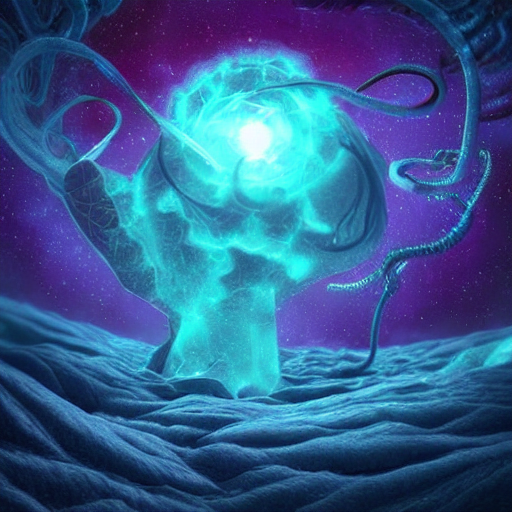 prompthunt: “ Eldritch Horror, Cosmos, Singularity, Mind Warping ...