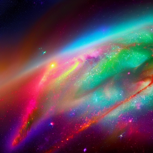 Colorful Night Sky Wallpaper