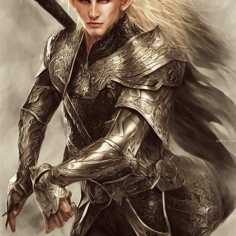 Fantasy Art Warrior Male