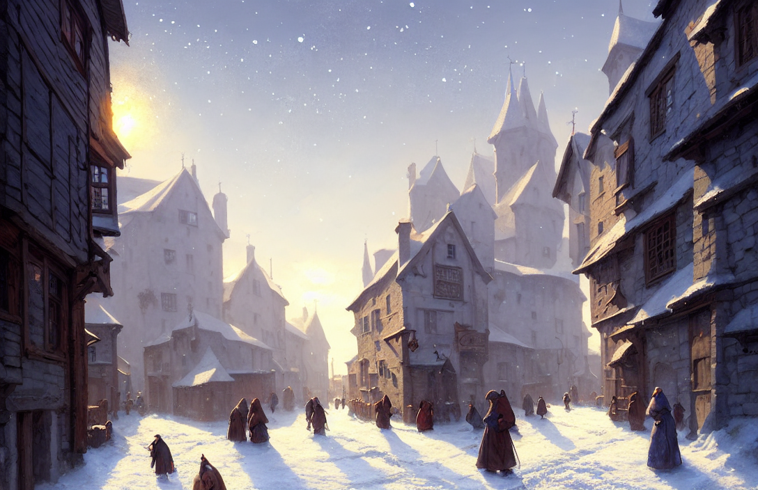 Medieval City Concept Art
