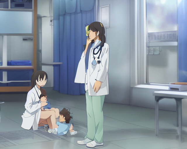 Anime Hospital Patient