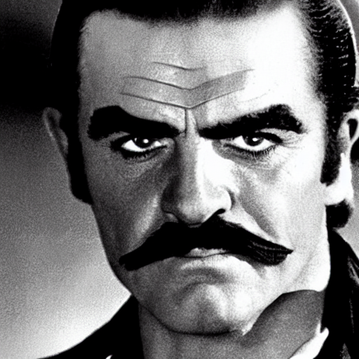 Young Sean Connery Mustache