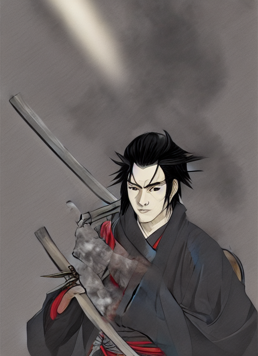 Anime Ninja Concept Art