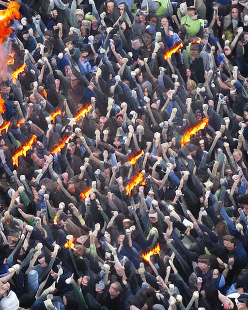 Frightened Crowd Frightened Crowd