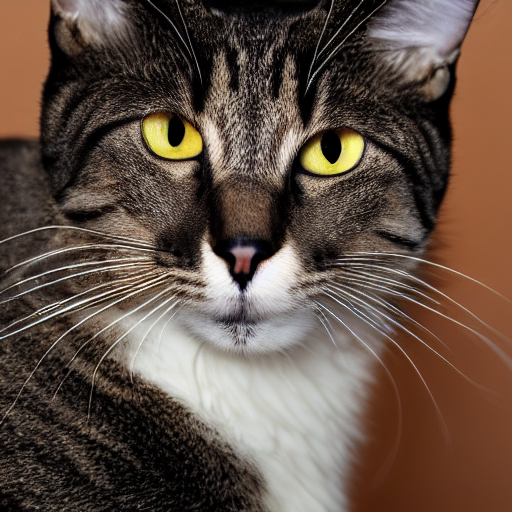 prompthunt: studio photo of a cat with a viper head, 4k
