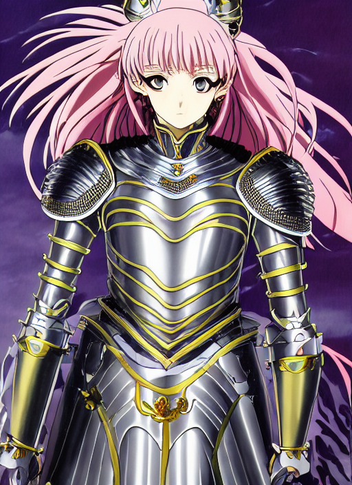 Anime Female Knight Armor