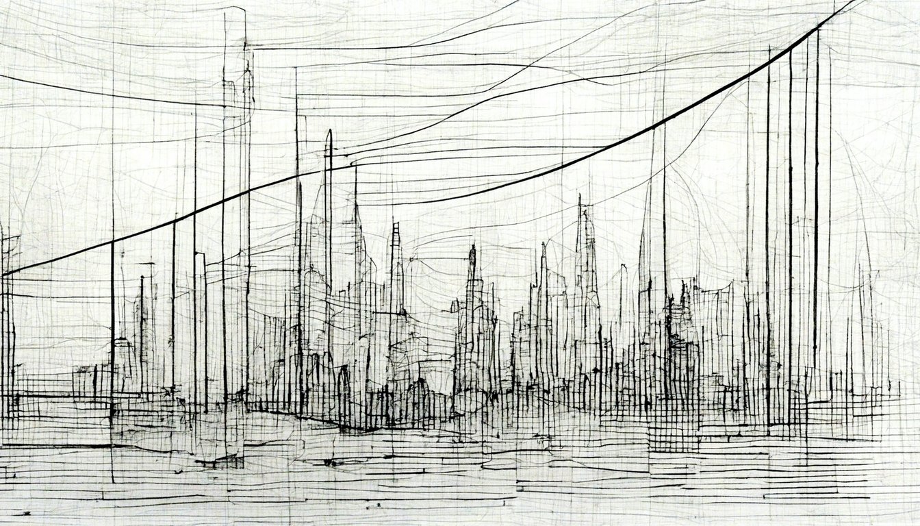 prompthunt: continuous line drawing
