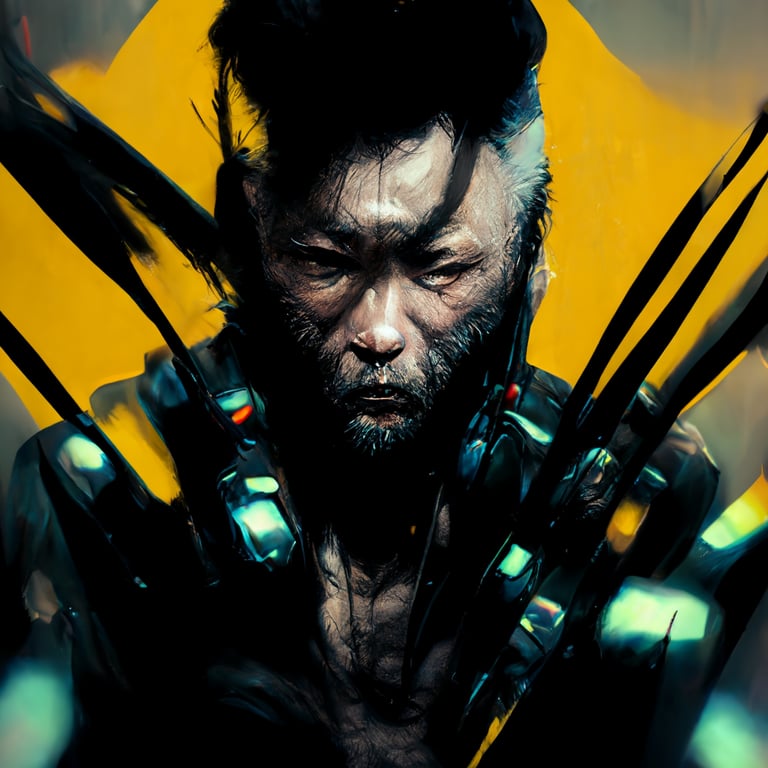 prompthunt: cyberpunk marvel metal wolverine slashing claws 8k octane ...