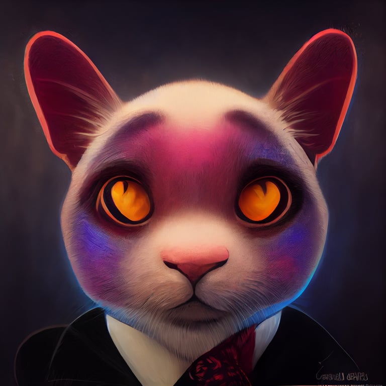 Cat With No Neck