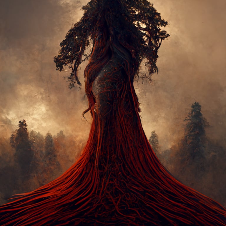Tree Roots Underground Art