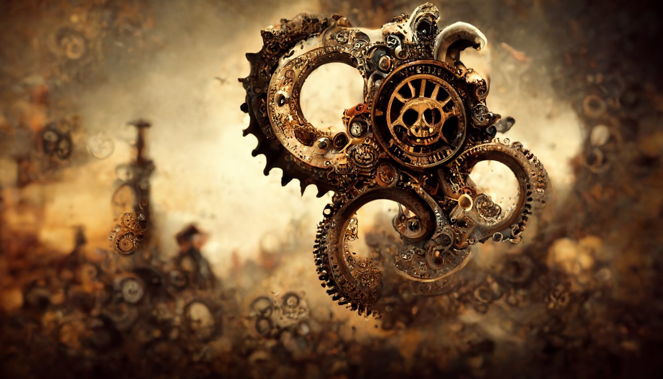 Steampunk Gears Wallpaper
