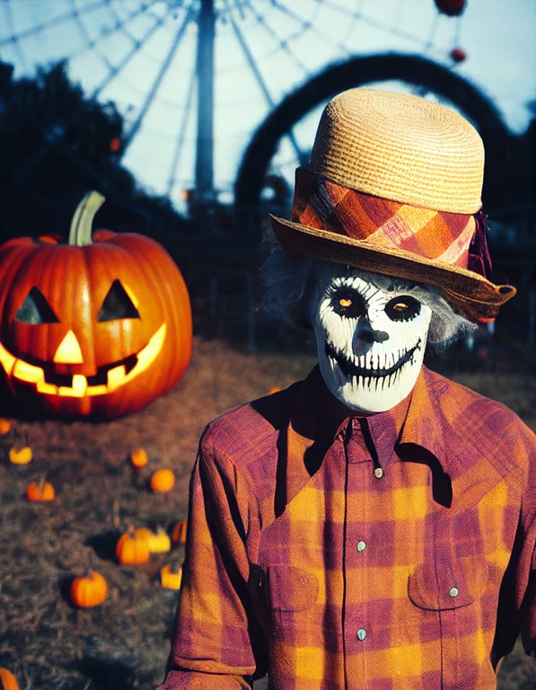Male Scarecrow Makeup