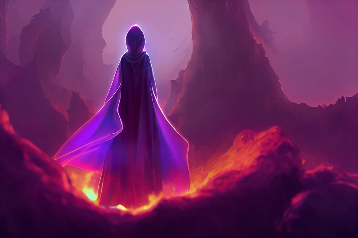 Anime Hooded Figure