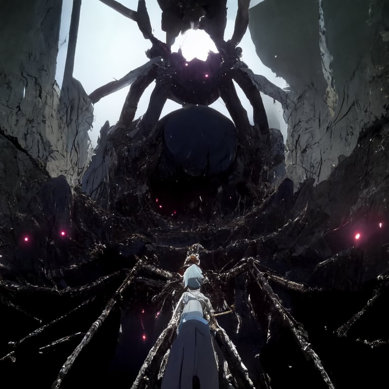 Anime Sword Fighting Scene