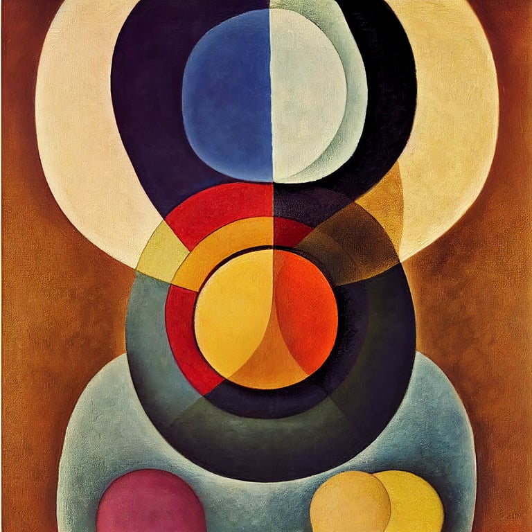 Abstract Fruit Paintings
