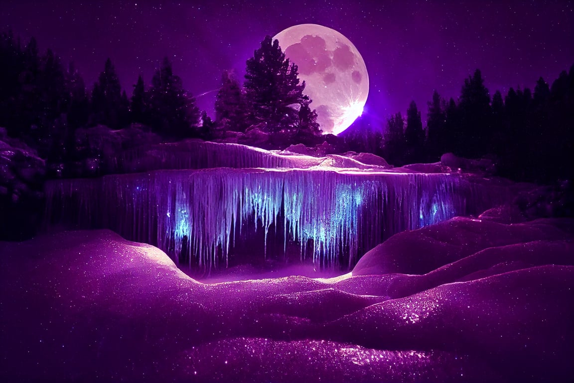 Nebula Purple Moon