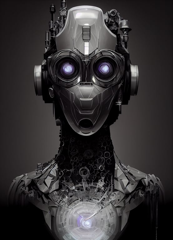 Cool Robot Face