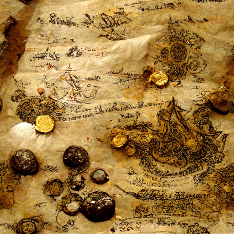 Old Treasure Map Paper