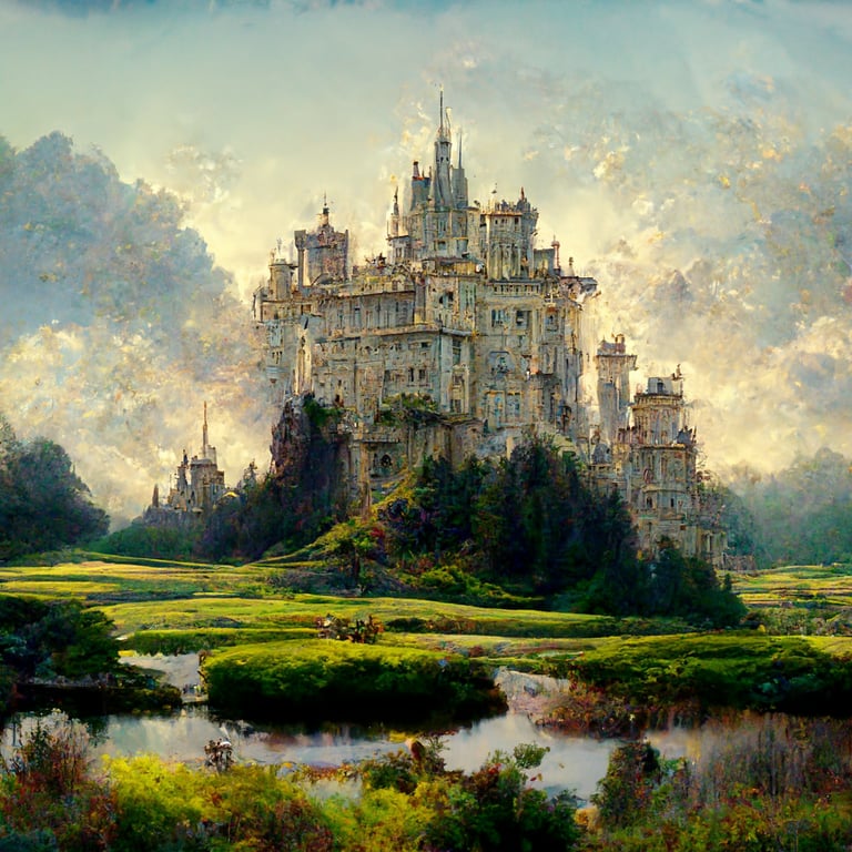 Castle Art Landscape