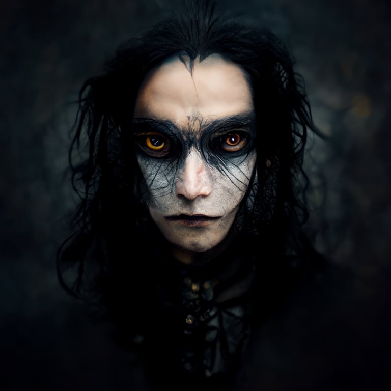 The Crow Makeup