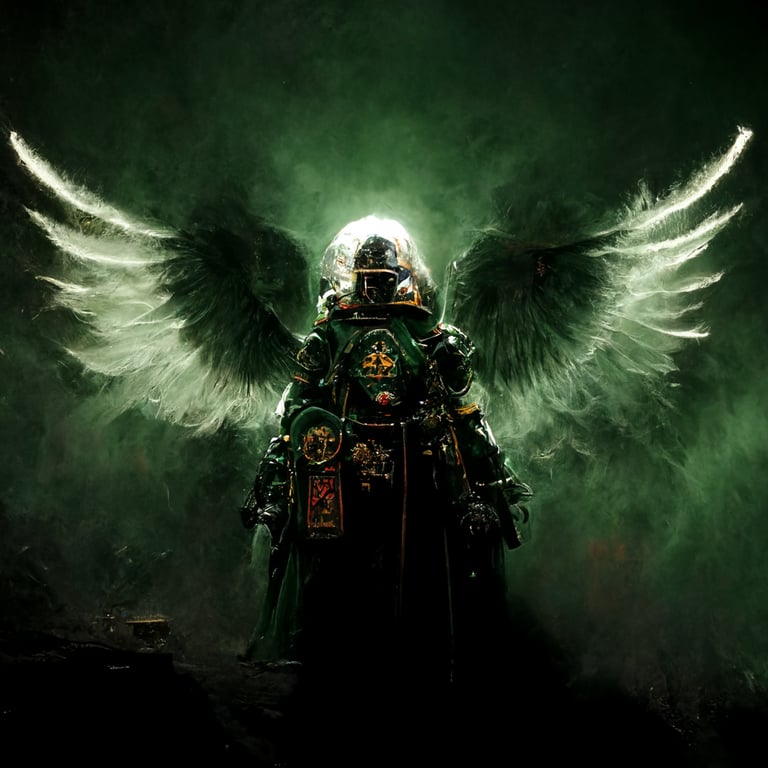 Dark Angels 40k Art