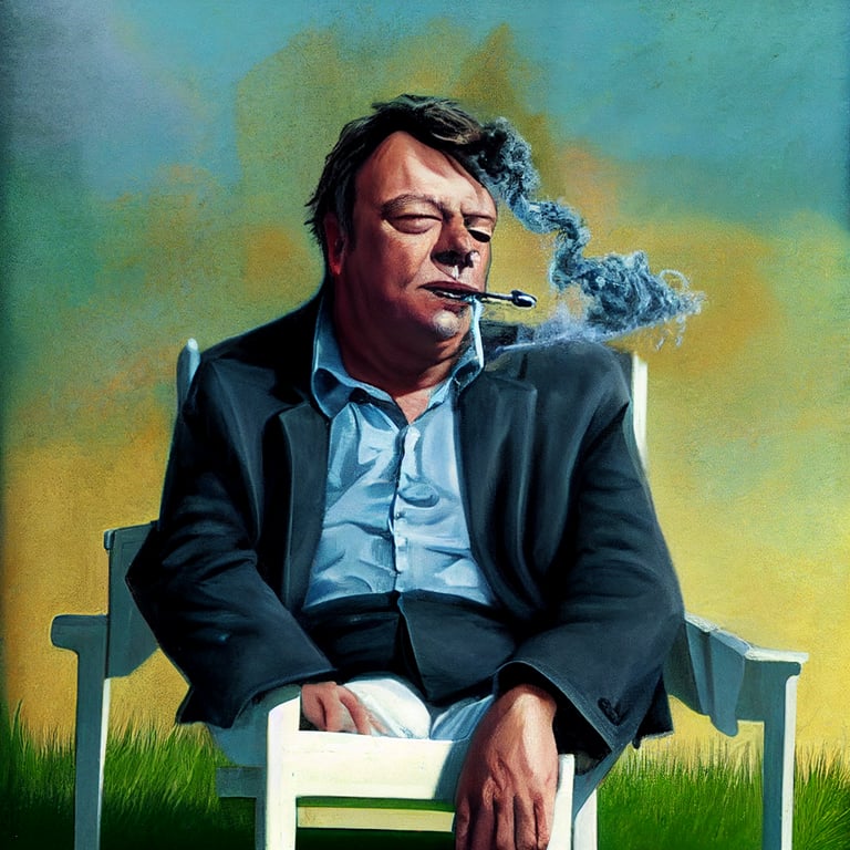 Christopher Hitchens Smoking