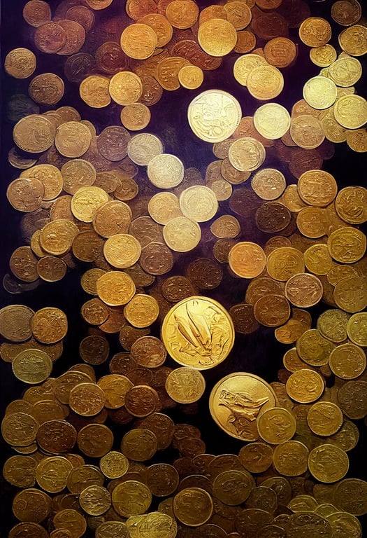 prompthunt: Art by alfredo Rodriguez,The Gold Coin Cave in The Hobbit ...