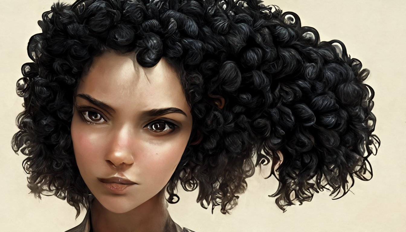 Black Natural Hair Drawings