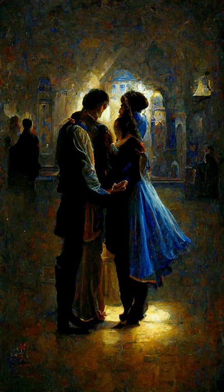 Romantic Slow Dance Painting
