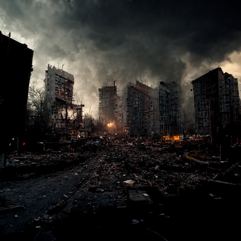 Destroyed City