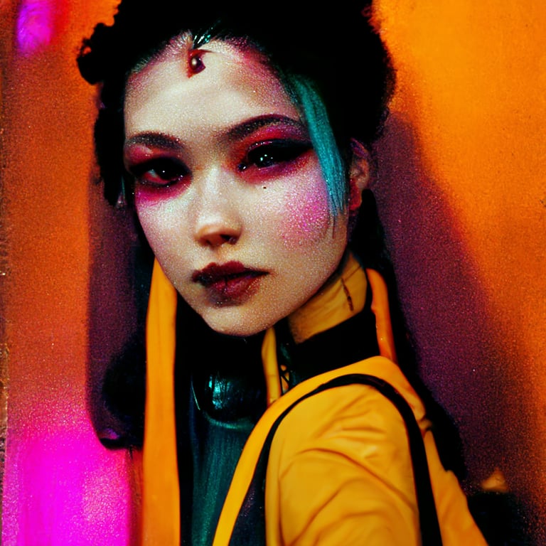 Futuristic Fashion Makeup