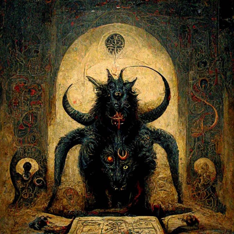 Demon Painting