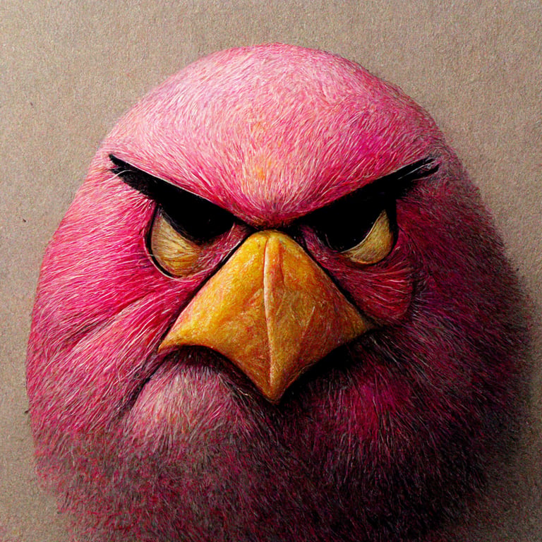 Angry Bird Pink