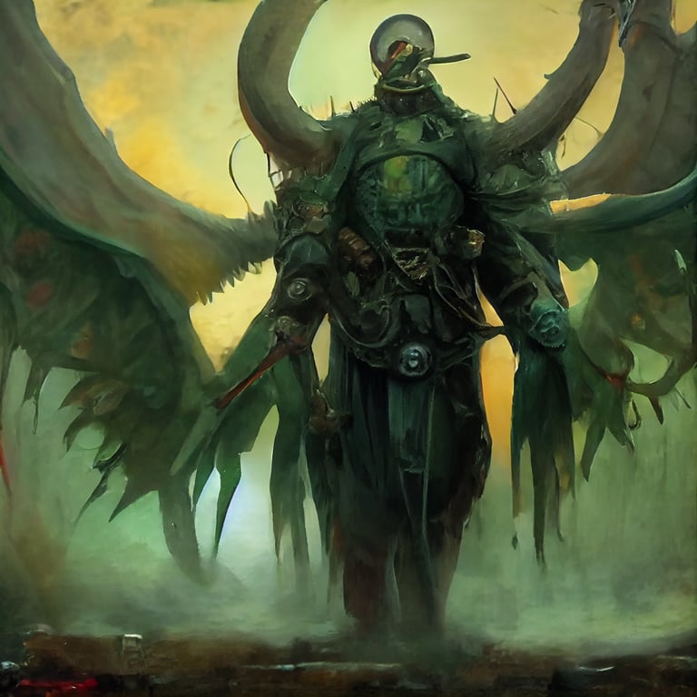 Nurgle Daemon Prince Art